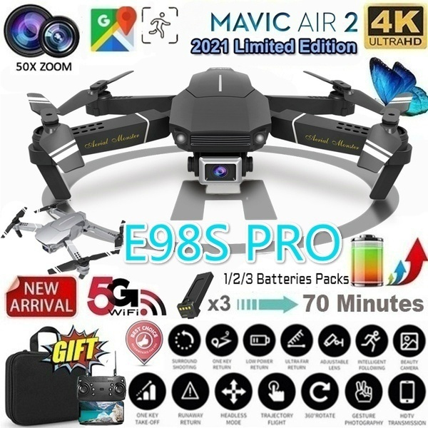 2021 Future Newest E98S-Performance RC Quadcopters Drone with 5G WIFI ...