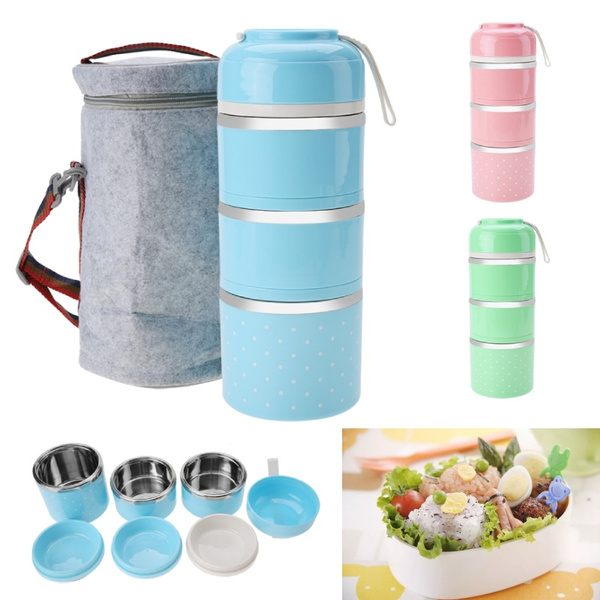 Food Storage Container Thermal Lunch Box, Stainless Steel Food Storage ...