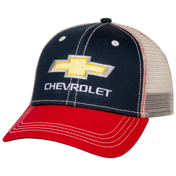 Chevrolet Logo Adjustable Mesh Snapback Hat | Wish