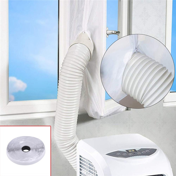 Air Window Block Sealing Flat White Cloth Universal Home Flexible ...