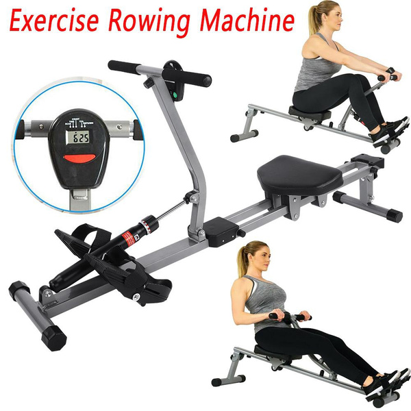 Upgraded Rowing Machine Exercise Rower 12 Adjustable Hydraulic ...
