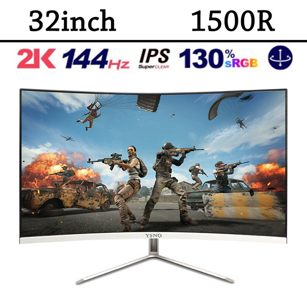 32 inch 2k144hz computer monitor borderless curved screen desktop HD ...