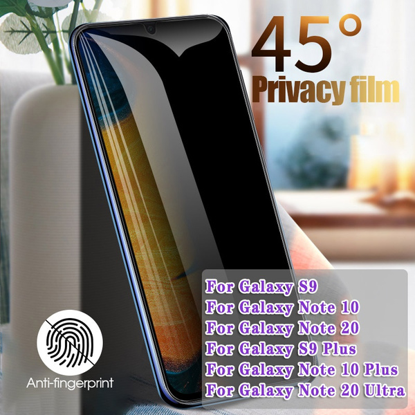 Full Cover Privacy Anti-Spy Tempered Glass Screen Protector FFor Galaxy ...
