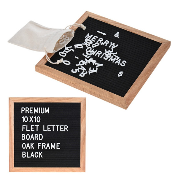 10x10 Inch Creative Letter Board Sign Message Home Office Decor Board ...