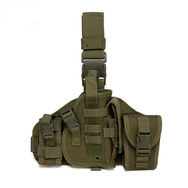 1Pcs Nylon Army Pistol Holster Tactical Military Utility Gear Drop Leg ...