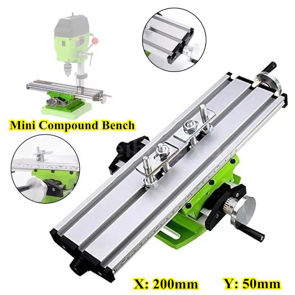 Brand New Mini Compound Bench Drilling Slide Table Worktable Milling ...