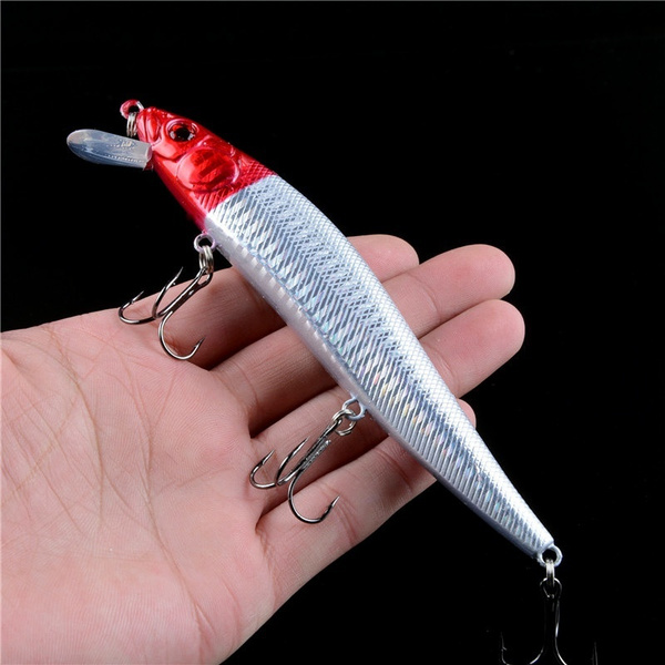 3D Eye Minnow Fishing Lure Isca Artificial Bionic Bait 14cm 22.4g ...