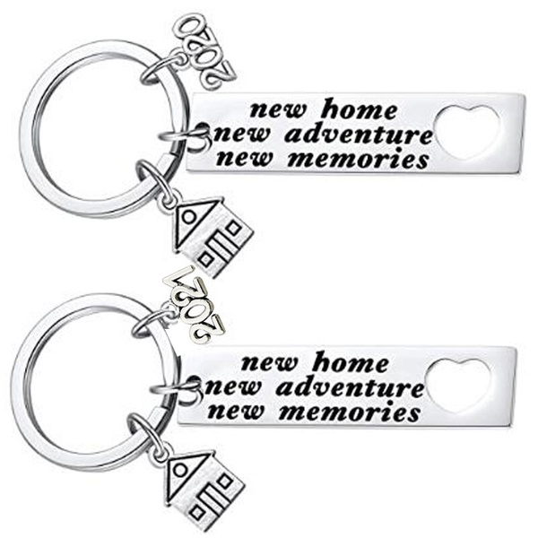 2021 2022 New Home New Adventures New Memories Keychain Housewarming ...