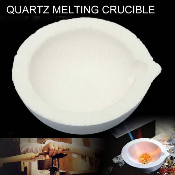 Fashion 150g Quartz Silica Melt Dishes Pot Crucible Casting for Gold ...