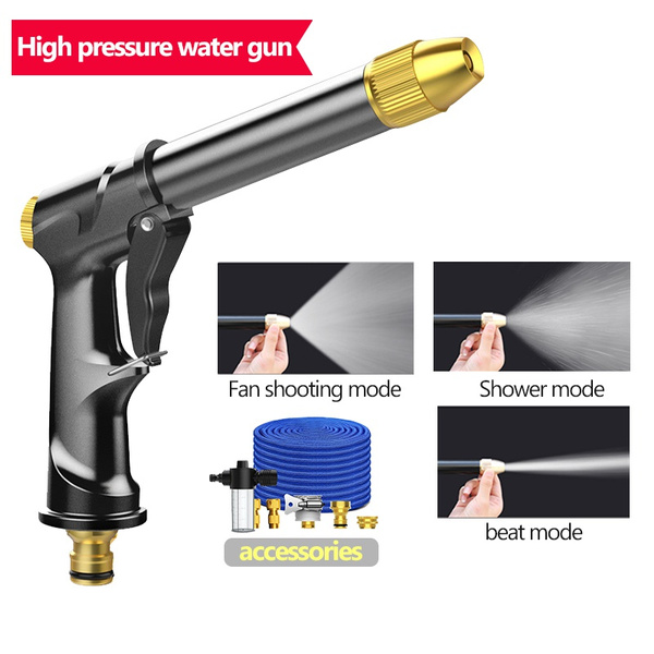 High Pressure Water Spray Gun Car Washing Garden Watering Hose Nozzle ...