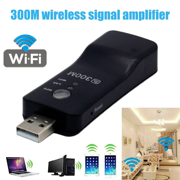 USB Wireless Networks Repeater 300Mbps WiFi Repeater Extender Signal ...