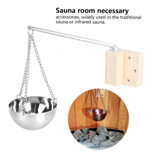 Stainless Steel Sauna Aroma Bowl Cup Essential Oil Bowl Sauna Room ...