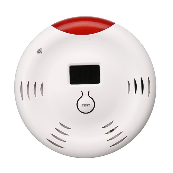 2.4G Wifi Smart CO Carbon Monoxide Detectors Tuya App Remote Control ...