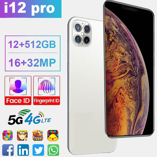 Smartphone i12 proUltra with 6.6inch full screen 12+512GB Large Memory ...