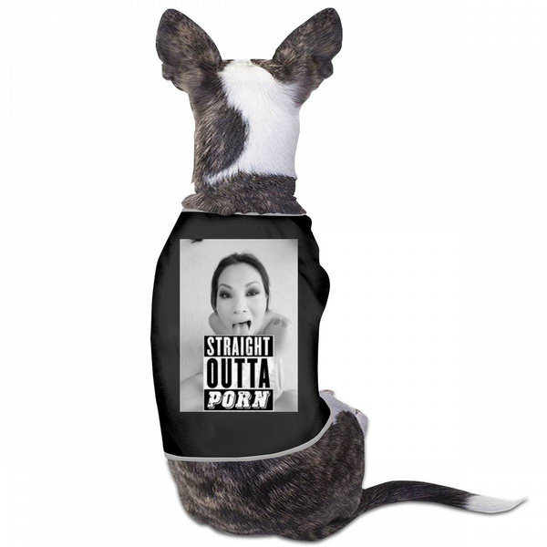 Asa Akira Straight Outta Porn Movie Brand New Classic Black custom canine pet clothing | Wish