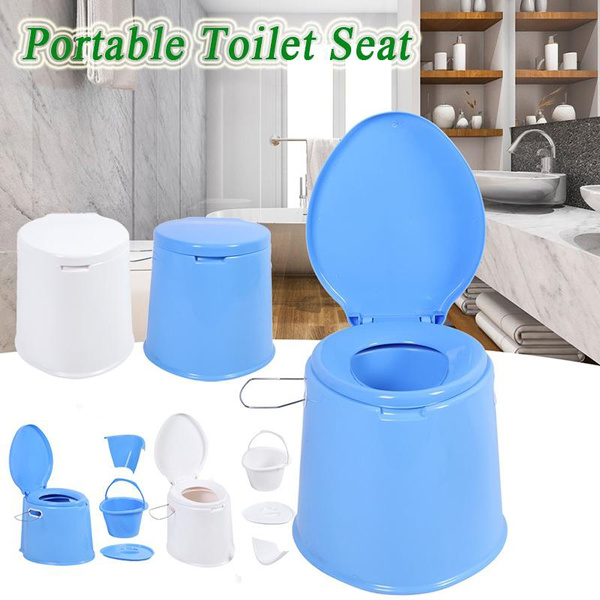 Portable Travel Toilet With Detachable Inner Bucket And Removable ...