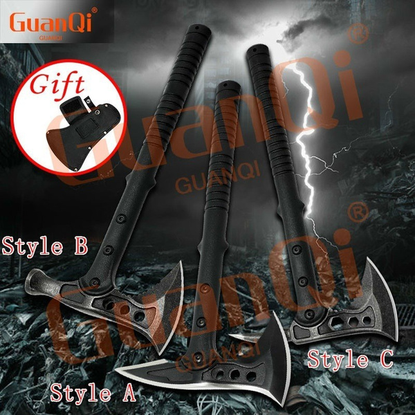 Outdoor Camping Axe Survival Battle Axe Multifunctional Tactical Axe ...