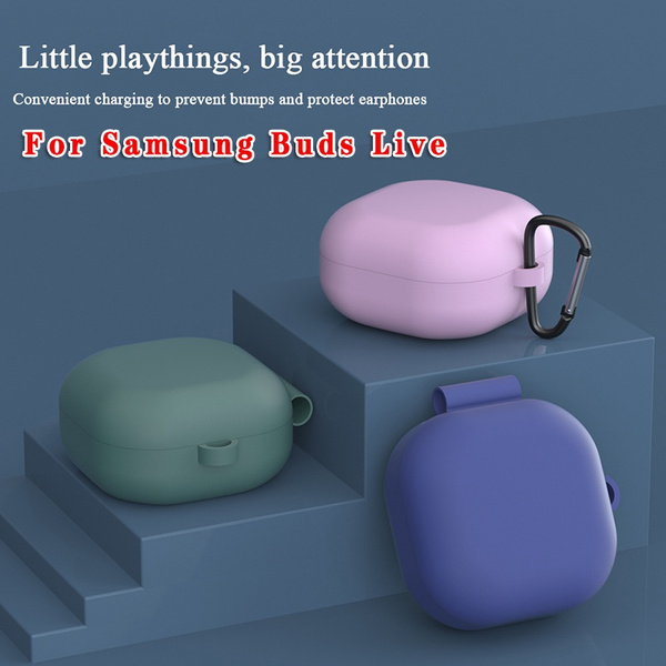 Soft Silicone Case for Samsung Galaxy Buds Live Case Protective Solid ...