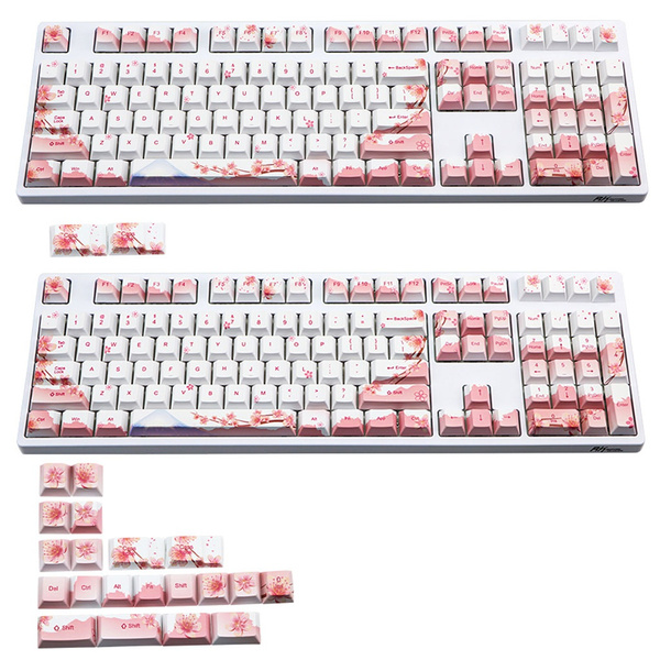 110 128 Keys Cherry Profile PBT Keycaps Full Set Mechanical Keyboard ...