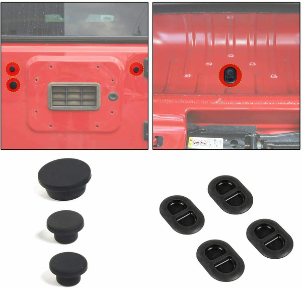 Rear Tailgate Plugs Floor Drain Rubber Plugs Chassis Waterproof Plug ...