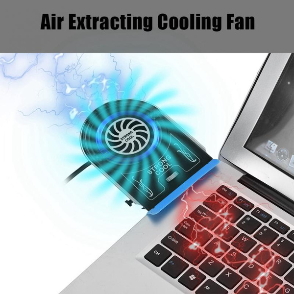 Mini USB Laptop Cooler Low Noise USB Notebook Laptop Cooling Cooler Fan ...