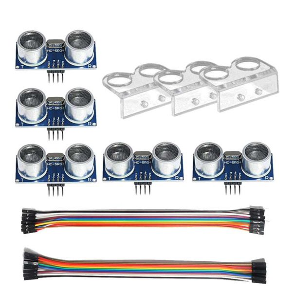 1SET Ultrasonic Sensor Module Kit HC-SR04 Distance Sensor with 3pcs ...
