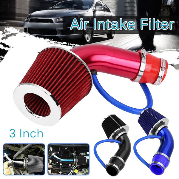 3 Inch Aluminum Induction Flow Hose Pipe Kit Universal Car Cold Air ...