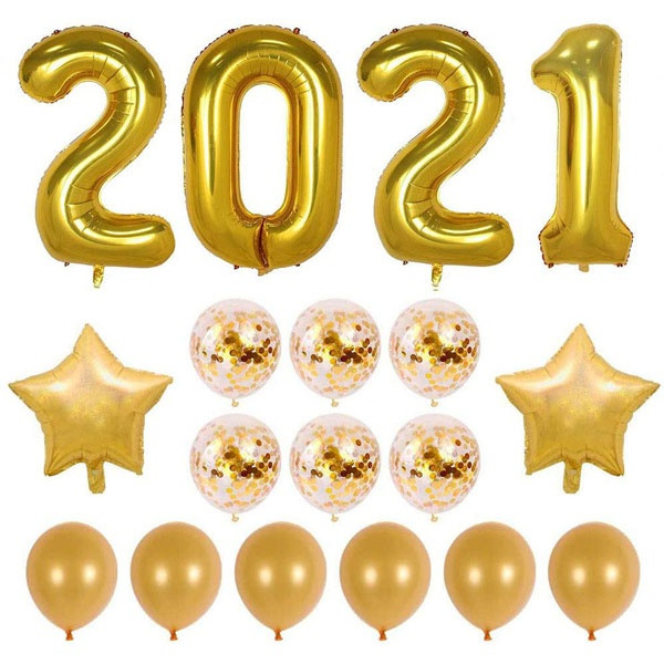 40 inch 2021 Balloons Graduation Party Balloons with Confetti Balloons ...