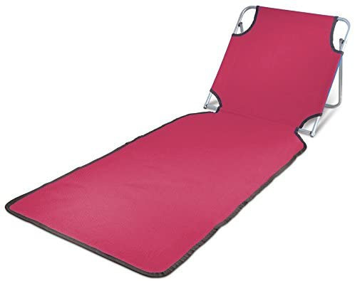 Portable Beach Mat Lounge Folding Chair Flat Travel Adjustable ...