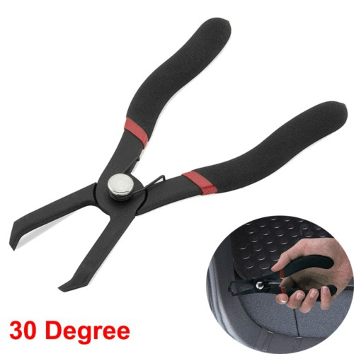30° Car Push Pin Pliers Removal Plastic Poly Rivet Push Pins with ...