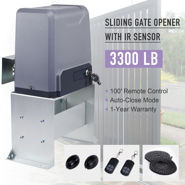 Smart 550w Sliding Gate Opener With Infrared Sensors Remote Controls ...