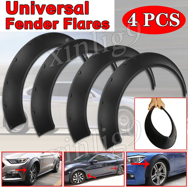 4PCS Flexible Universal Car Wide for Fender Flares Wheel Arches ...