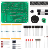 6 Bits Digital LED Electronic Clock DIY Kits PCB Practice Learning ...