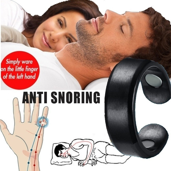 Health Care Anti Snoring Magnetic Ring Acupressure Treatment Against ...