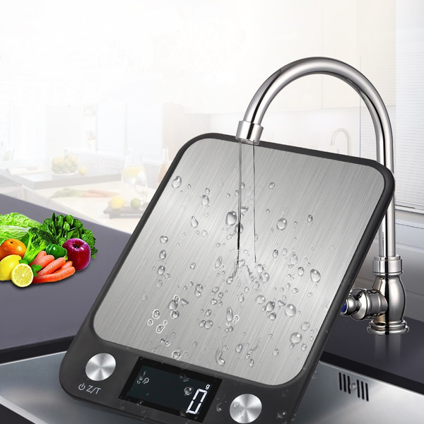 Digital Food Kitchen Scale Black Accurate Multifunction Scale in Grams ...
