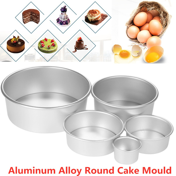 Round Cake Mould Aluminum Alloy Chiffon Cake Baking Pan Pudding ...