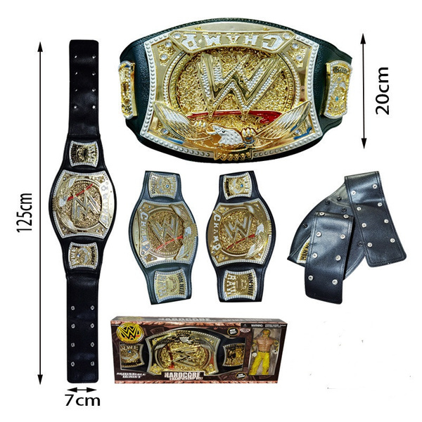 Wrestler Championship Belt Pvc Action Figure Cosplay Wrestling ...