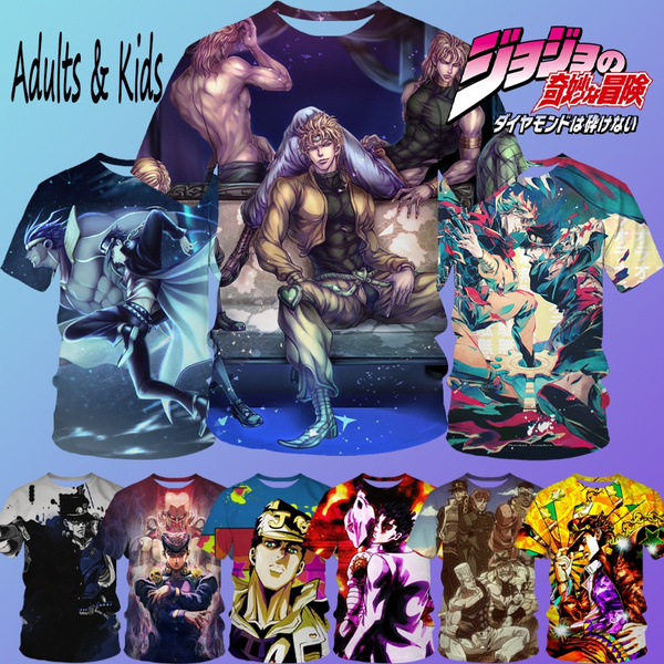 Summer New Fashion Anime New Trend JoJo's Bizarre Adventure Collection ...