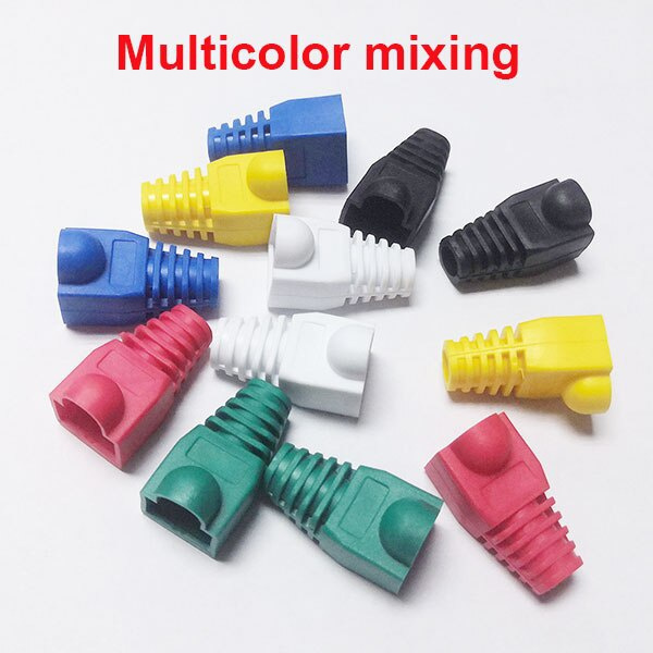 RJ-45 CAT6 CAT5e Adapter Cap Ethernet Network Cable Connector Plugs ...