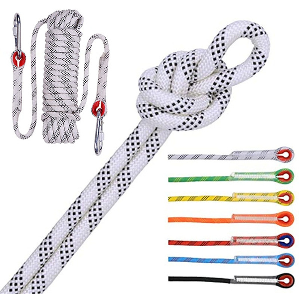 10m 20m Outdoor Rock Climbing Rope Equipment Carabiner 10mm Diameter ...