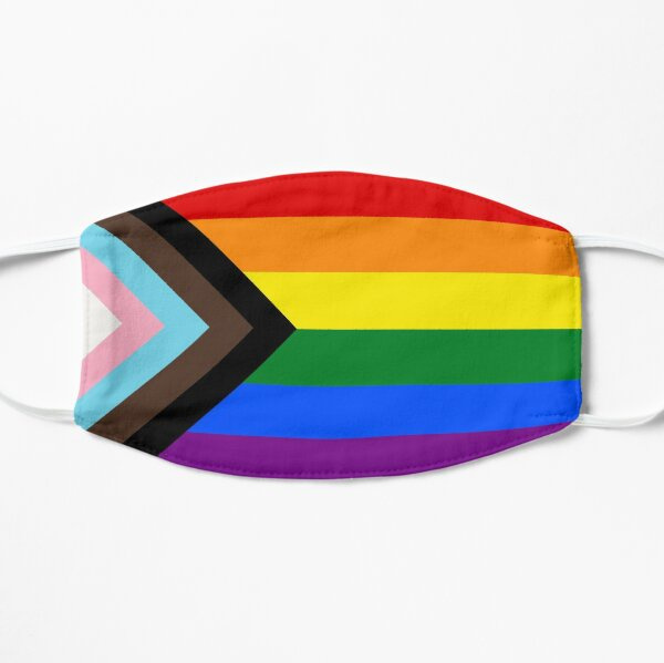 Progress Pride Flag Mask atv Cute Cartoon Face Cover Unisex Outdoor ...