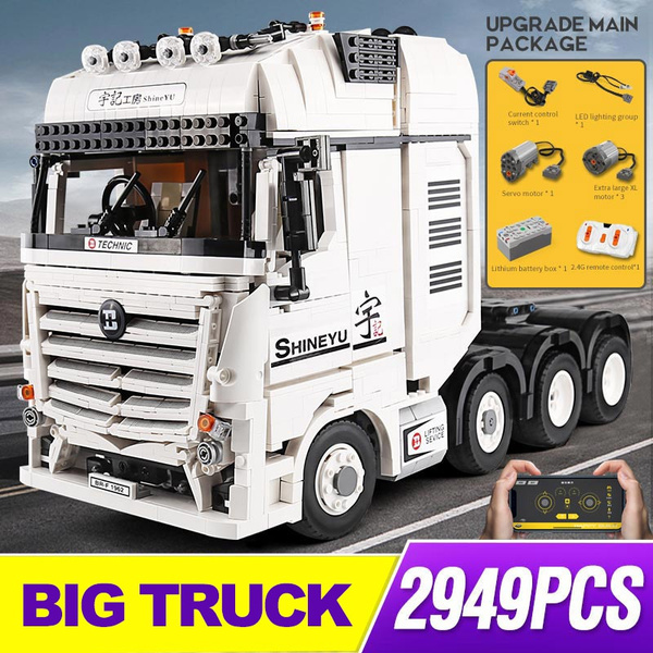 MOC Blocks APP Remote control Truck Car Model Building Assemble Bricks ...