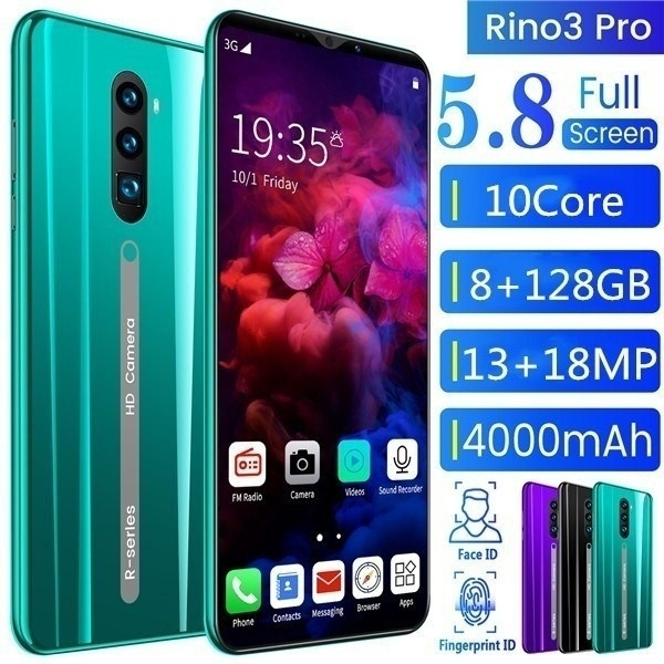 2020 Newest RINO3 Pro 5.8 inch Water Drop HD Full Screen 4G LTE Android ...