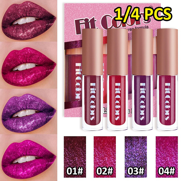 New Shiny Diamond Lipstick Waterproof Lipstick Liquid Lipstick Matte ...