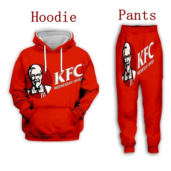 New Men/Womens KFC Colonel Funny 3D Print Casual Fashion Hoodies ...