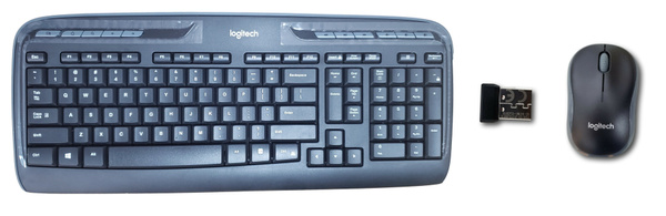 Logitech Mk320 Wireless K320 Full Size Keyboard And M185 Pc Computer