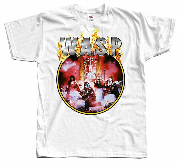 W.A.S.P WASP First Album Cover T SHIRT white | Wish
