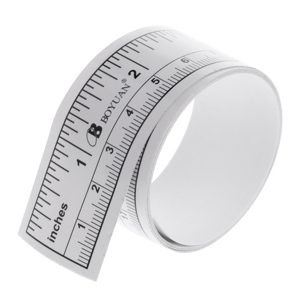2 Pcs Self Adhesive Metric Measure Tape Vinyl Ruler Sticker 36in/90cm ...