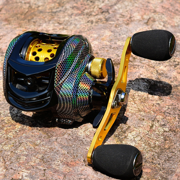 Newest Left/Right Hand Metal Drop Wheel 18+1 Axis Fishing Reel 7:2:1 ...