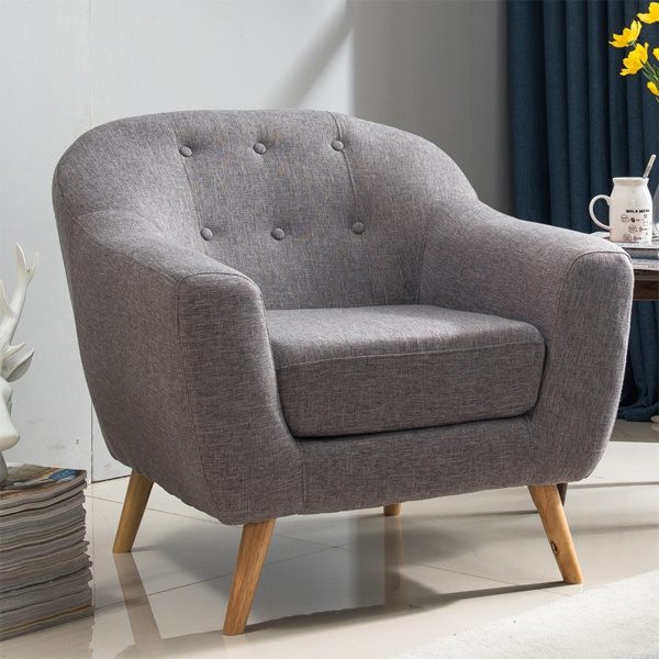 Nordic Single Living Room Sofa Balcony Apartment Chair Modern ...